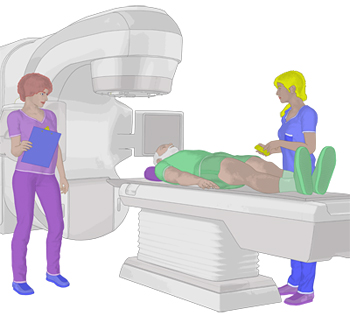 Standard "Pflege von Senioren während einer Strahlentherapie"